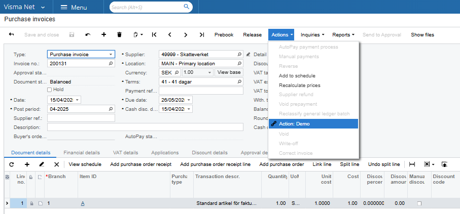 Activating a UI Automation | Visma Net API | Visma Software Nordic ...